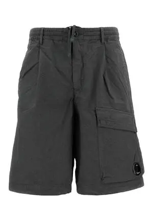 C.P. COMPANY Micro-reps Boxy Lens Shorts - Grey