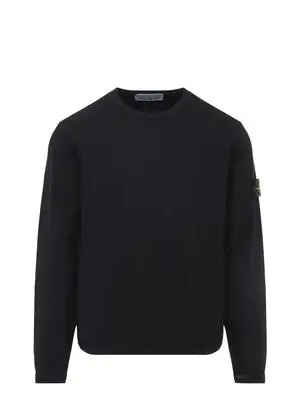 Stone Island Crewneck Sweatshirt - Black