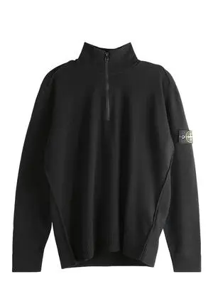 Stone Island Long-sleeve Polo Shirt - Black