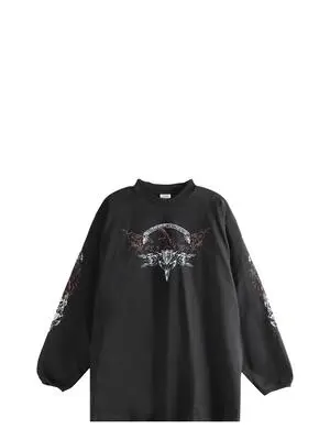 Vetements Metal Long-sleeve Sweatshirt - Black