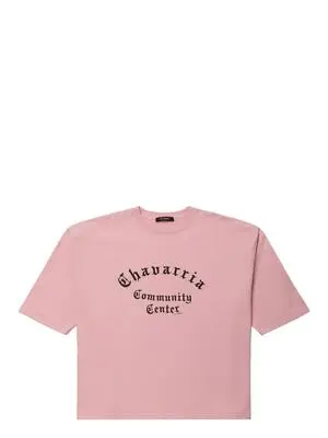 WILLY CHAVARRIA Community Center Buffalo Tee - Pink