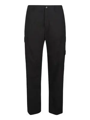 Stone Island Straight Fit Trousers - Black