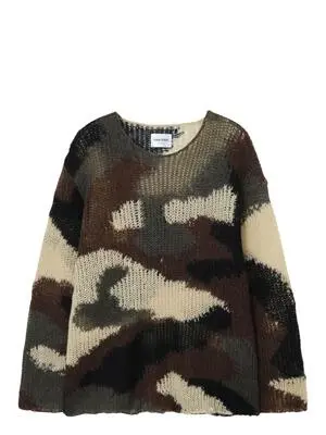 MAGIC STICK Mohair Crewneck Knit