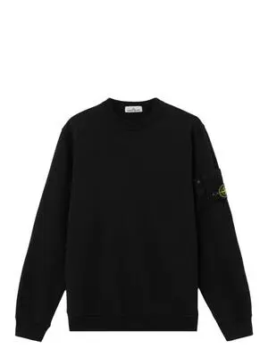 Stone Island Crew Neck Sweatshirt - Black