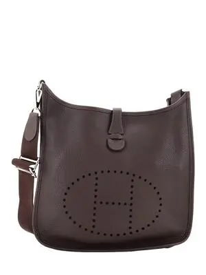 HERMES Evelyne Bag Gen Iii Clemence Pm - Ebene