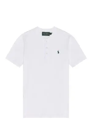 Polo Ralph Lauren Slub Jersey Henley T-shirt - White