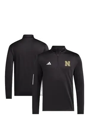 Adidas Nebraska Huskers Half-zip Golf Jacket - Black