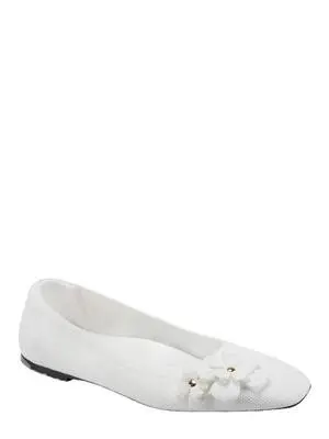 Karl Lagerfeld Paris Zundro Ballet Flats - Bright White