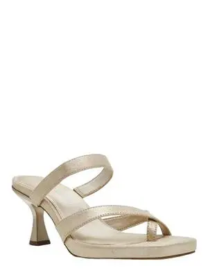 Anne Klein Toe Loop Sandal - Gold