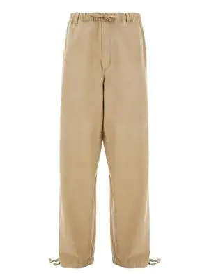 FERRAGAMO Baggy Trouser - Natural