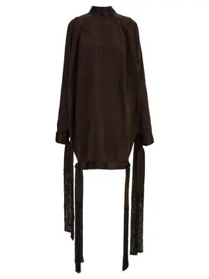 FERRAGAMO Mini Dress - Brown