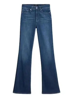7 For All Mankind Leggy Bootcut Jeans - Natural