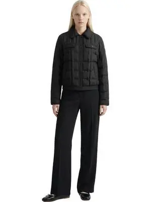 Rudsak Quilted Down-fill Shirt Jacket - Black