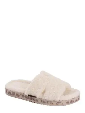 MUK LUKS Cecilia Slide Slipper - Ivory