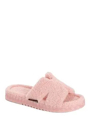 MUK LUKS Cecilia Slide Slipper - Light Pink