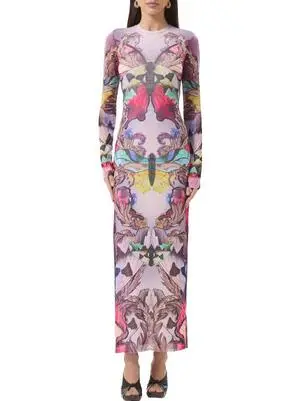 AFRM Didi Long Sleeve Maxi Dress - Ornate Butterfly