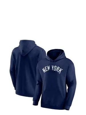 LOGO ATHLETIC New York Yankees Wordmark Pullover Hoodie - Navy