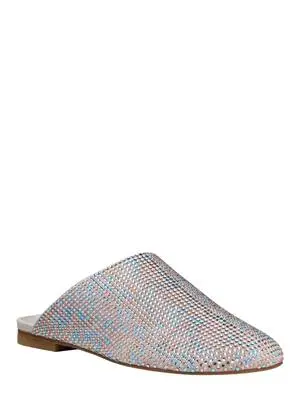 STUART WEITZMAN Talia Shine Mules - Perla