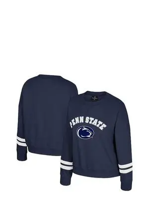 COLOSSEUM Penn State Nittany Lions Embroidered Fleece Sweatshirt - Navy