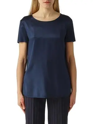 Max Mara Silk Blouse - Navy