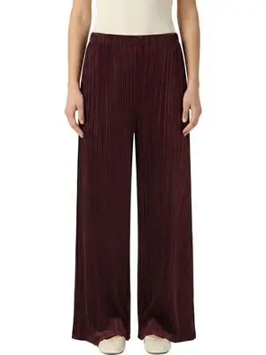 Issey Miyake Pleated Pants - Burgundy