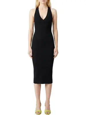Attico Sleeveless Dress - Black
