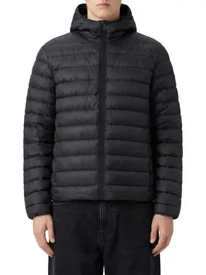 Canada Goose Nylon Down Jacket With Hood - Black
