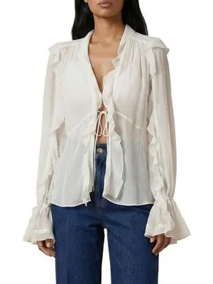 Alberta Ferretti Top - Beige