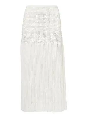Devon Windsor Knit Maxi Skirt - Dove