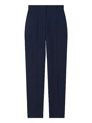 JOSEPH Colburn Comfort Slim-fit Cady Trousers - Indigo