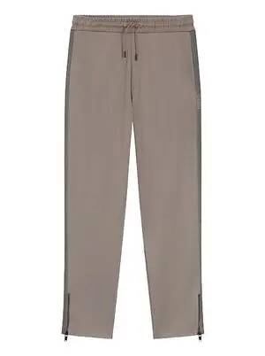 Hugo Logo-print Relaxed-fit Woven Tracksuit Bottoms - Light/pastel Brown