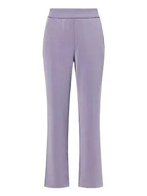 Lululemon Softstreme Straight-leg Stretch-jersey Jogging Bottoms - Grape Mist