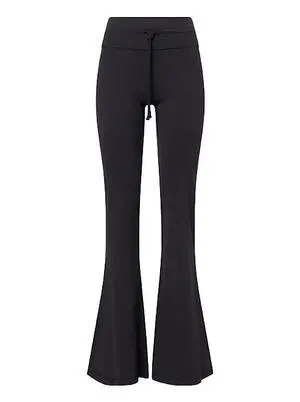 Lululemon Groove Ultimate Flared Stretch-rib Leggings - Black