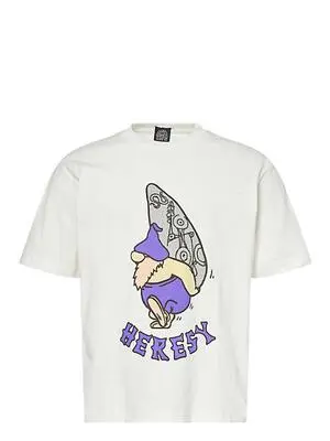 HERESY Obelisk Graphic-print Cotton T-shirt - White