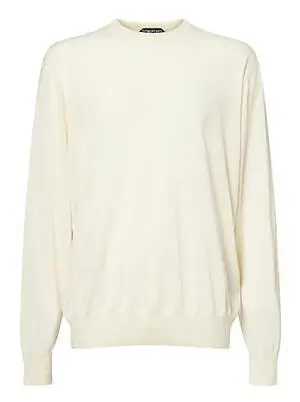 TOM FORD Crew-neck Cashmere Jumper - Cream White