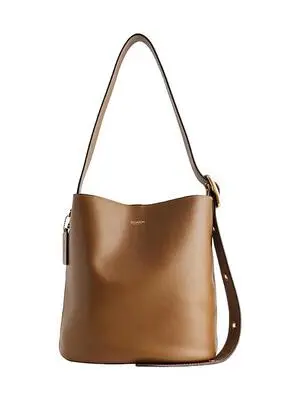 COACH Bleecker Leather Bucket Bag - Muted Olive