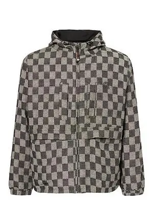 HERESY Trellis Checked Linen-blend Jacket - Multi