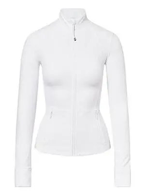 Lululemon Define Nulu High-neck Stretch-woven Jacket - White