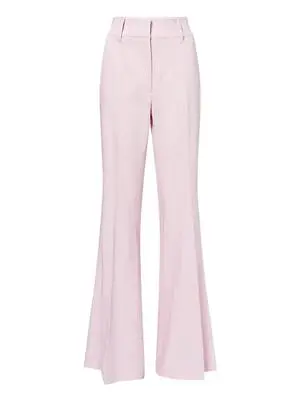 Gabriela Hearst Rhein Flared Wool Trousers - Blush
