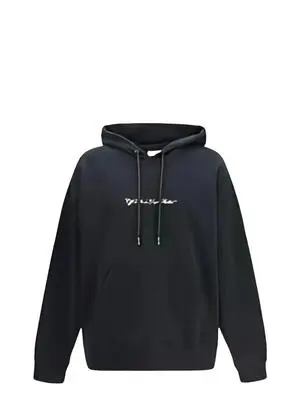 Off-White Graphic Print Hoodie - Black