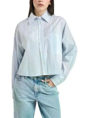 Max Mara Eden Striped Shirt - Blue