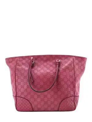 Gucci Bree Guccissima Leather Medium Tote Bag - Pink