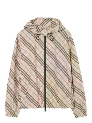 Burberry Salcombe Hooded Jacket - Neutrals