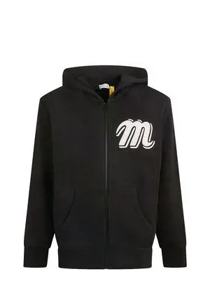 Moncler Appliqué Zip Hoodie - Black