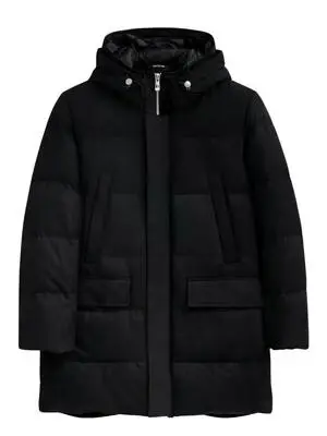 MONTECORE Padded Hooded Coat - Black