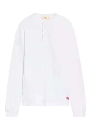 CHERRY LA Waffle Button T-shirt - White