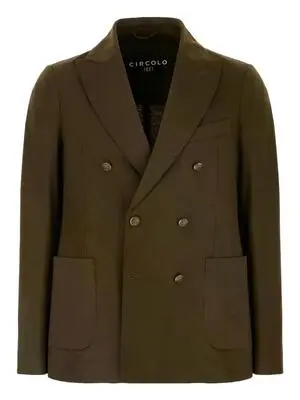 CIRCOLO 1901 Double-breasted Blazer - Green