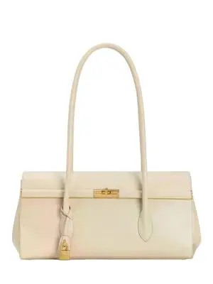 Dolce & Gabbana Marlene Padlock-Detail Tote Neutrals