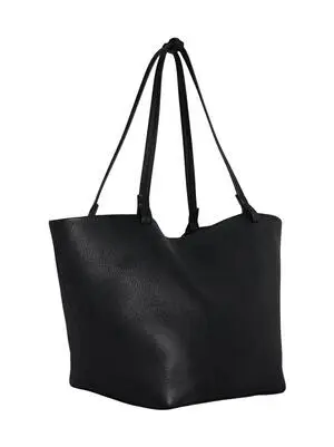 THE ROW Park Textured Tote Bag Black