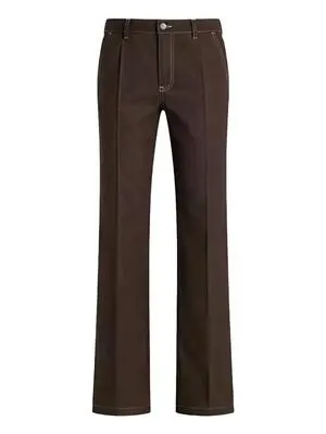 Dsquared2 Stripe-detail Tailored Trousers - Brown